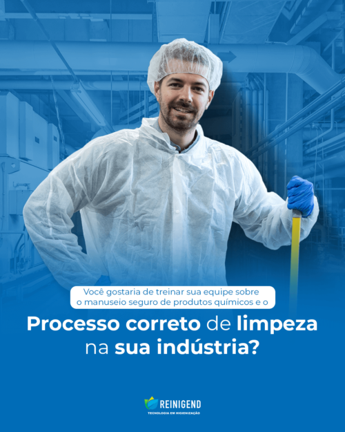 Manuseio seguro de produtos químicos e limpeza da indústria - Reinigend ...